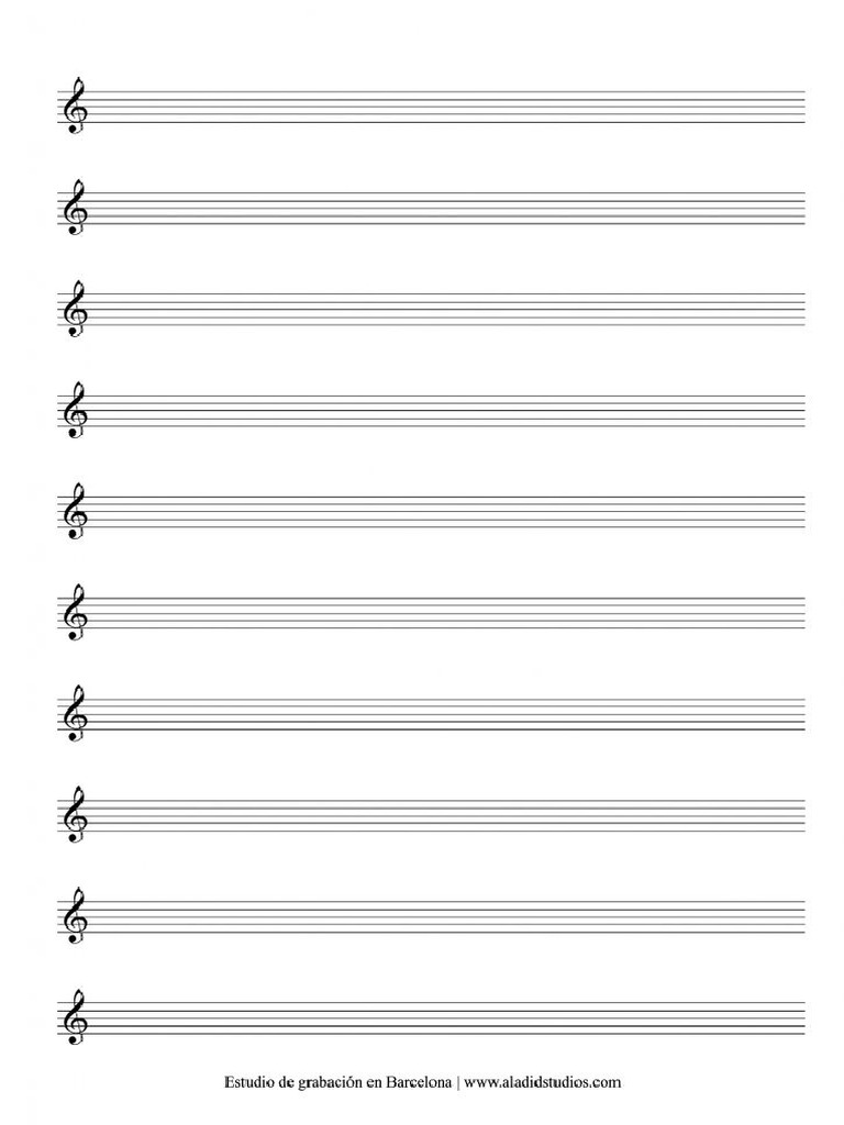 Hoja Pentagramada | PDF