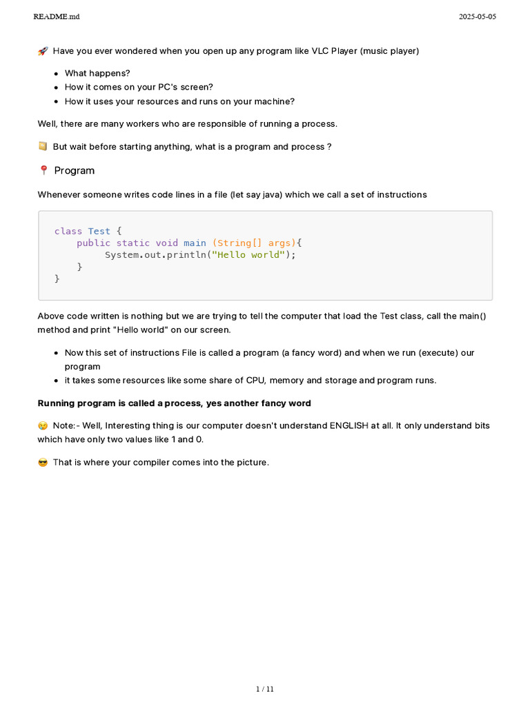 01 JVM Memory Stack | PDF | Virtual Machine | Java Virtual Machine