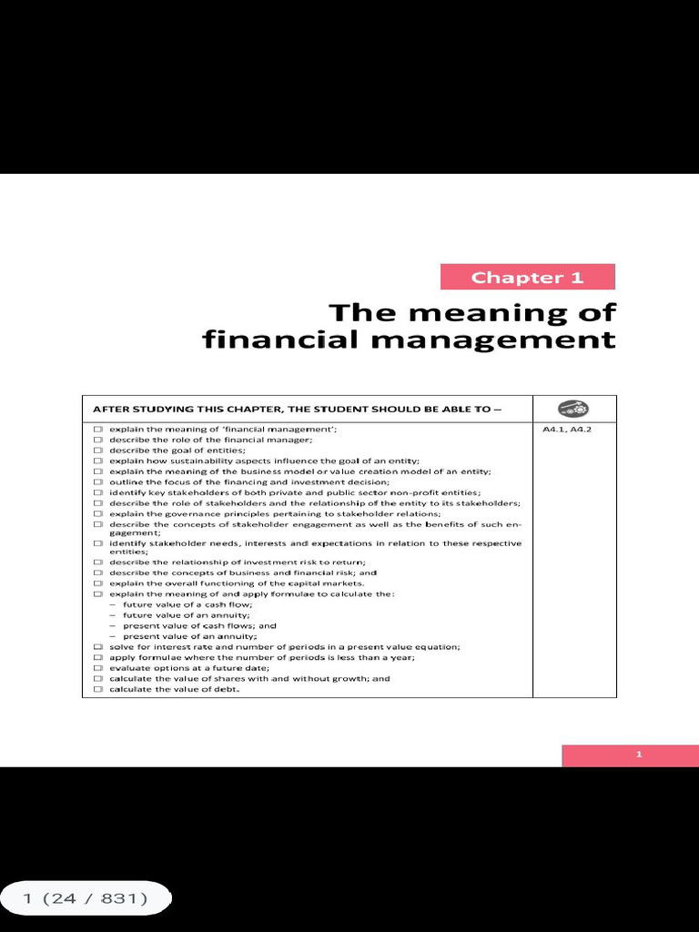 CH 1 Managerial Finance | PDF