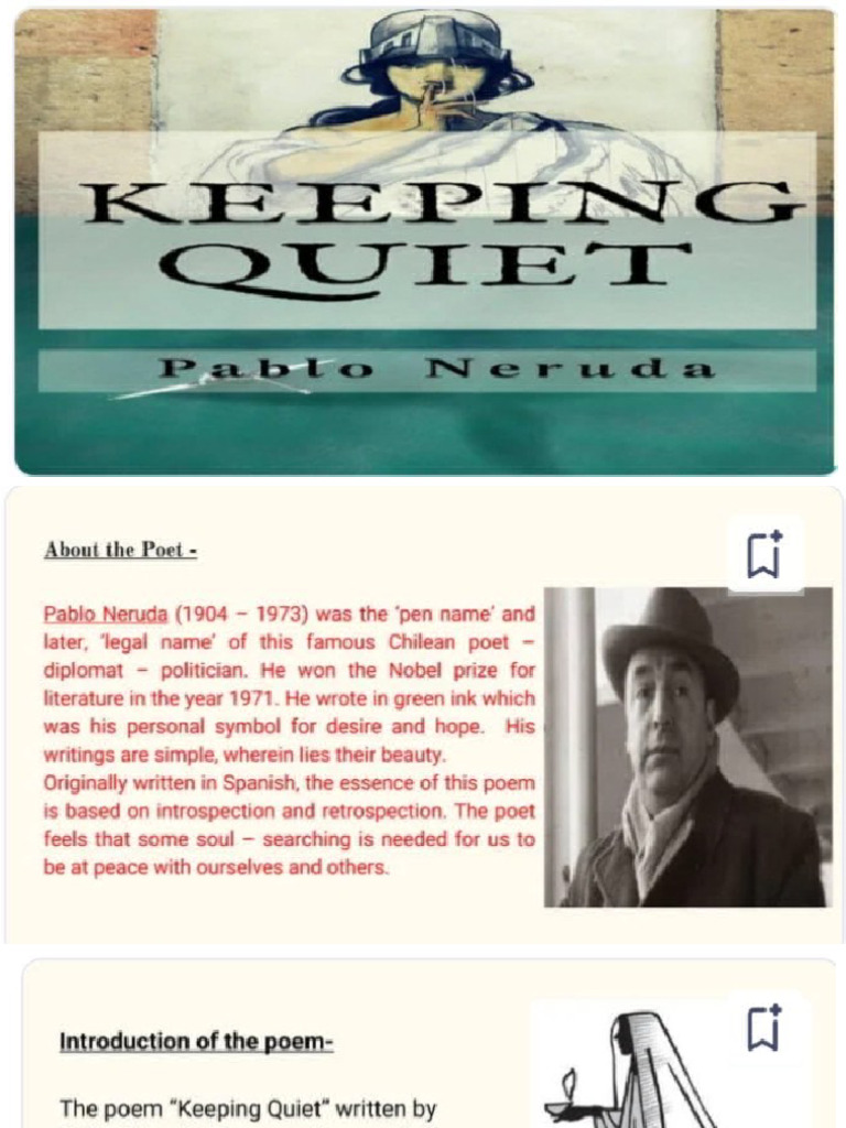 Keeping Quiet | PDF