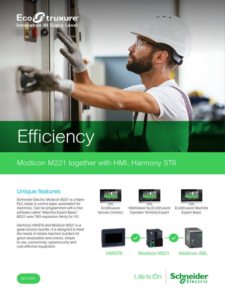 998-22961427 - HMI and Modicon M221 - GMA - Leaflet | PDF ...