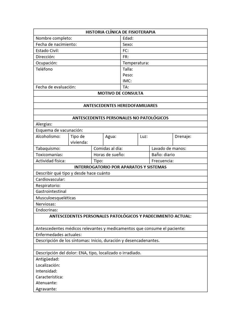 Proyecto Parcial Caso Clinico | PDF