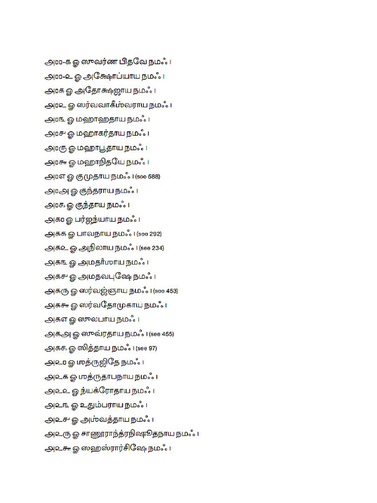 Vishnu Sahasranama _Tamil_801 to 1000 Names -1 | PDF