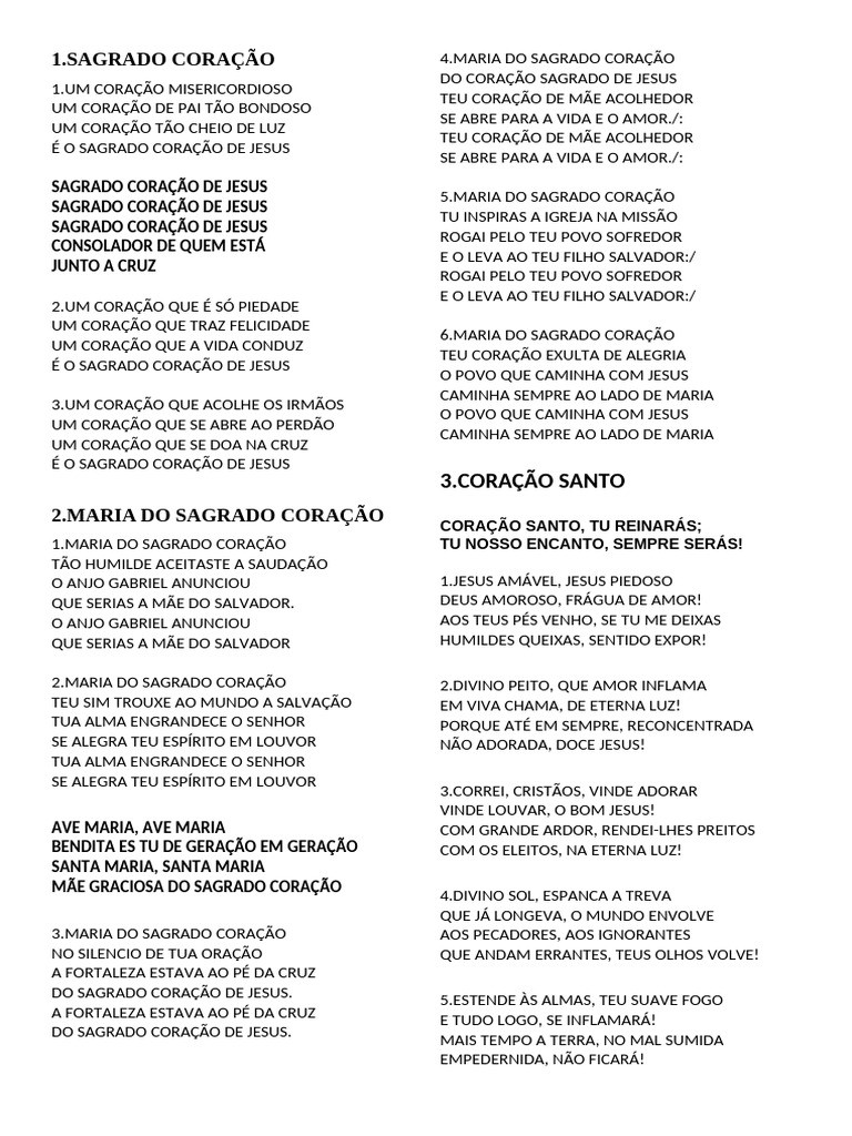 Missa Sagrado Coracao - Celebração de Missa Votiva Ao Sagrado Coração ...