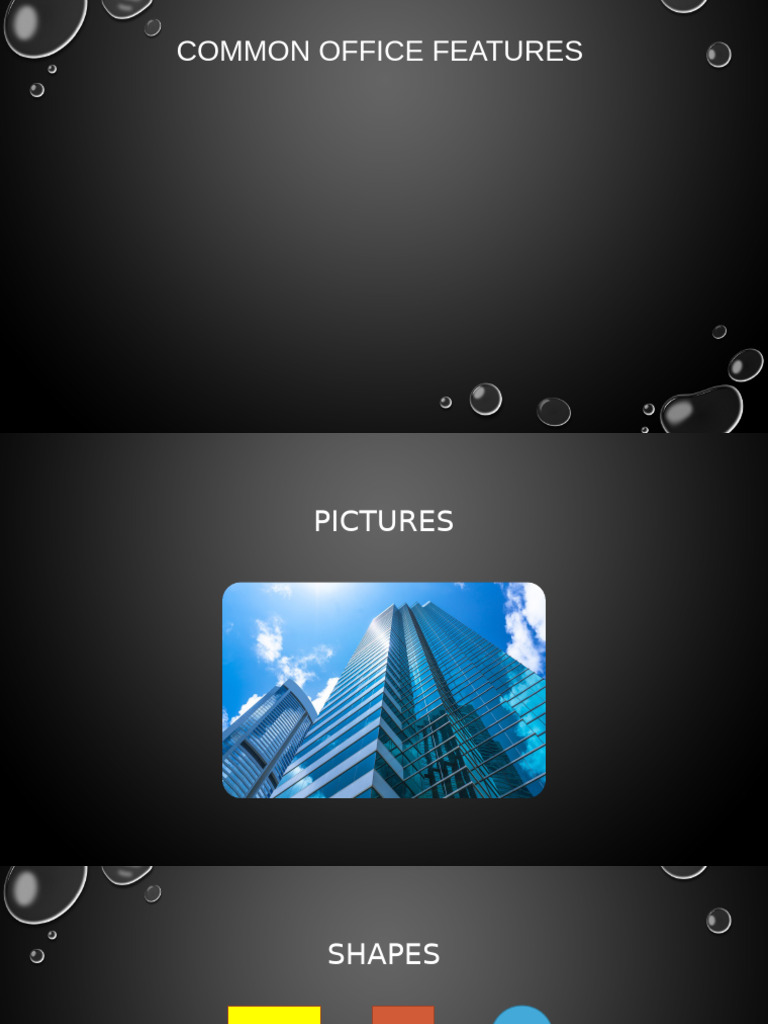 Common Office Features Practice | PDF