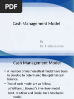 Miller-Orr Model Cash Management Guide | PDF | Standard Deviation ...