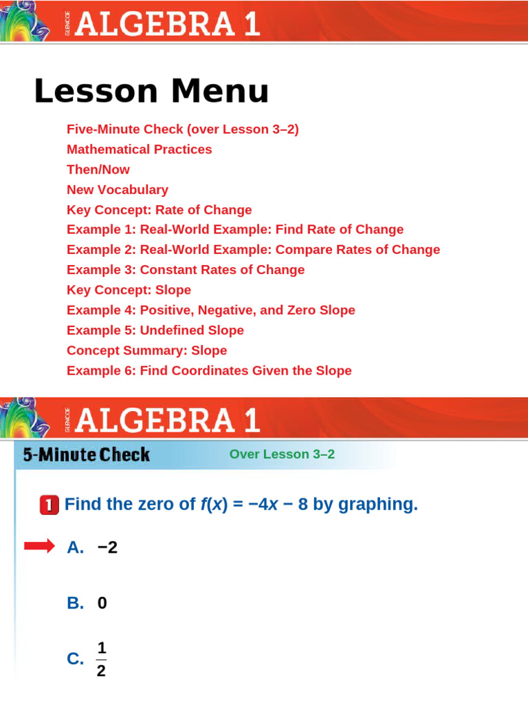 Graphing Rate of Change in Functions | PDF | Derivative | Function ...