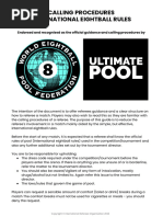 2025 Pool Rules and Regulations | PDF | Pool (Cue Sports) | Ball Games