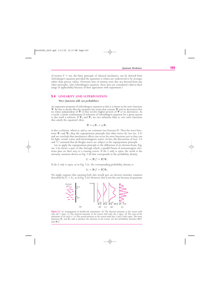 Superposition Principle Book Reference | PDF | Wave Function | Waves