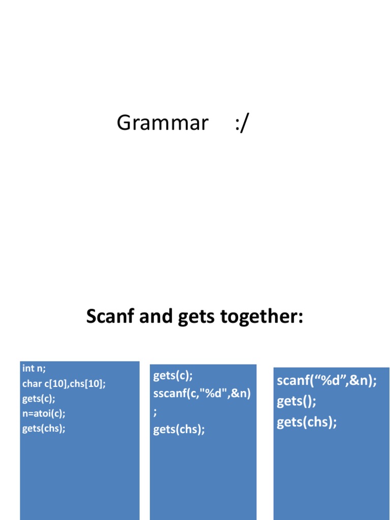 Grammar | PDF | Notation | Computer Programming