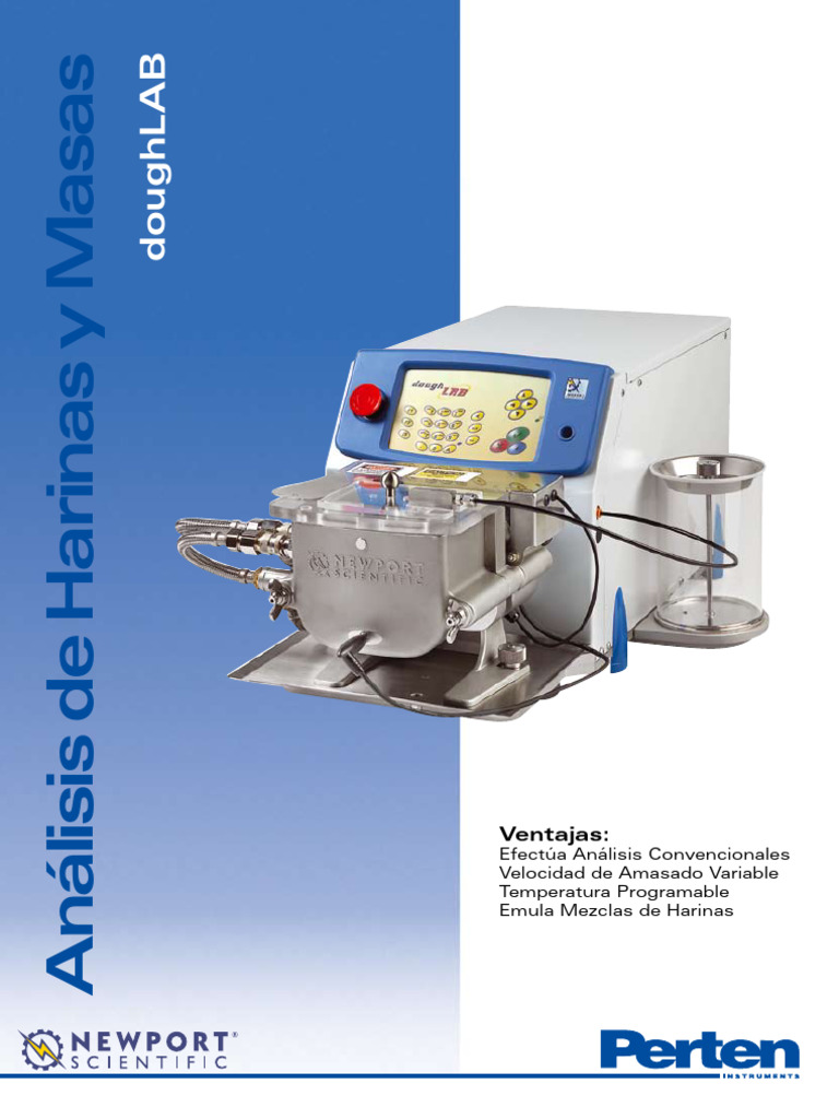Reómetro de Masas doughLAB™: Análisis Avanzado | PDF | Software