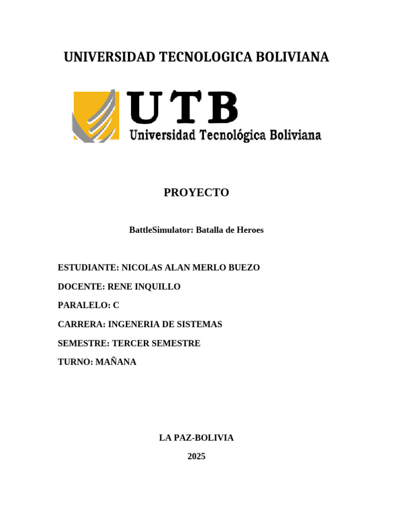 Battle Simulator | PDF | Interfaces gráficas de usuario | Java (lenguaje de programación)