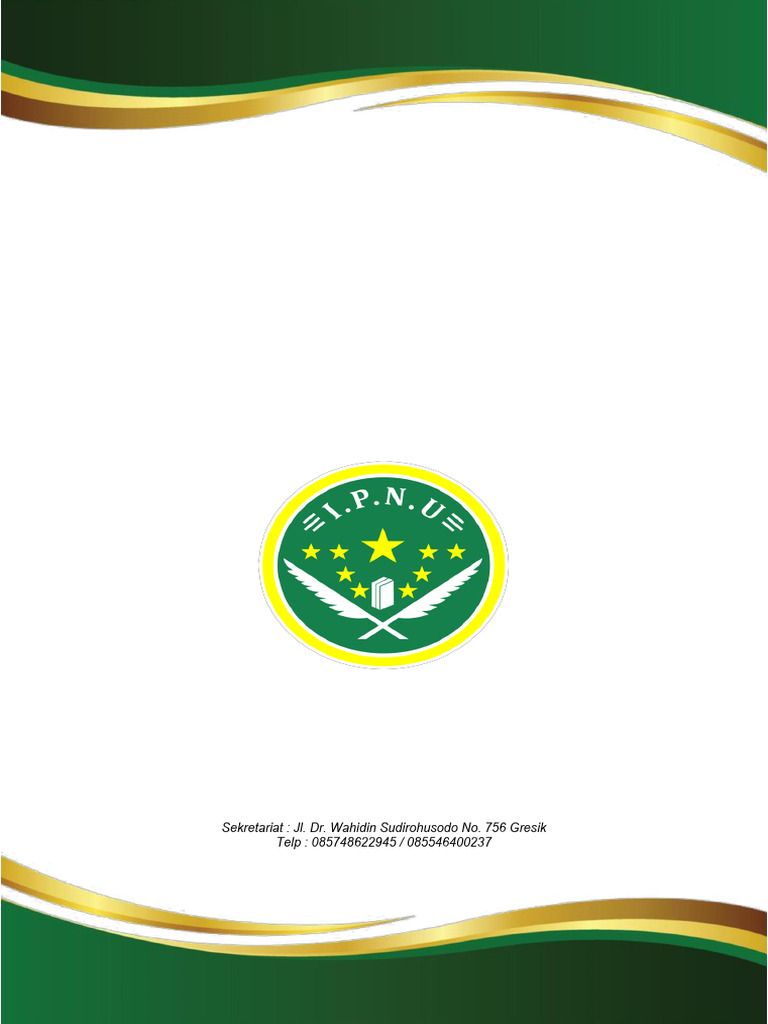 Borang Klasterisasi PC Ipnu Gresik 2023 - 2025 | PDF