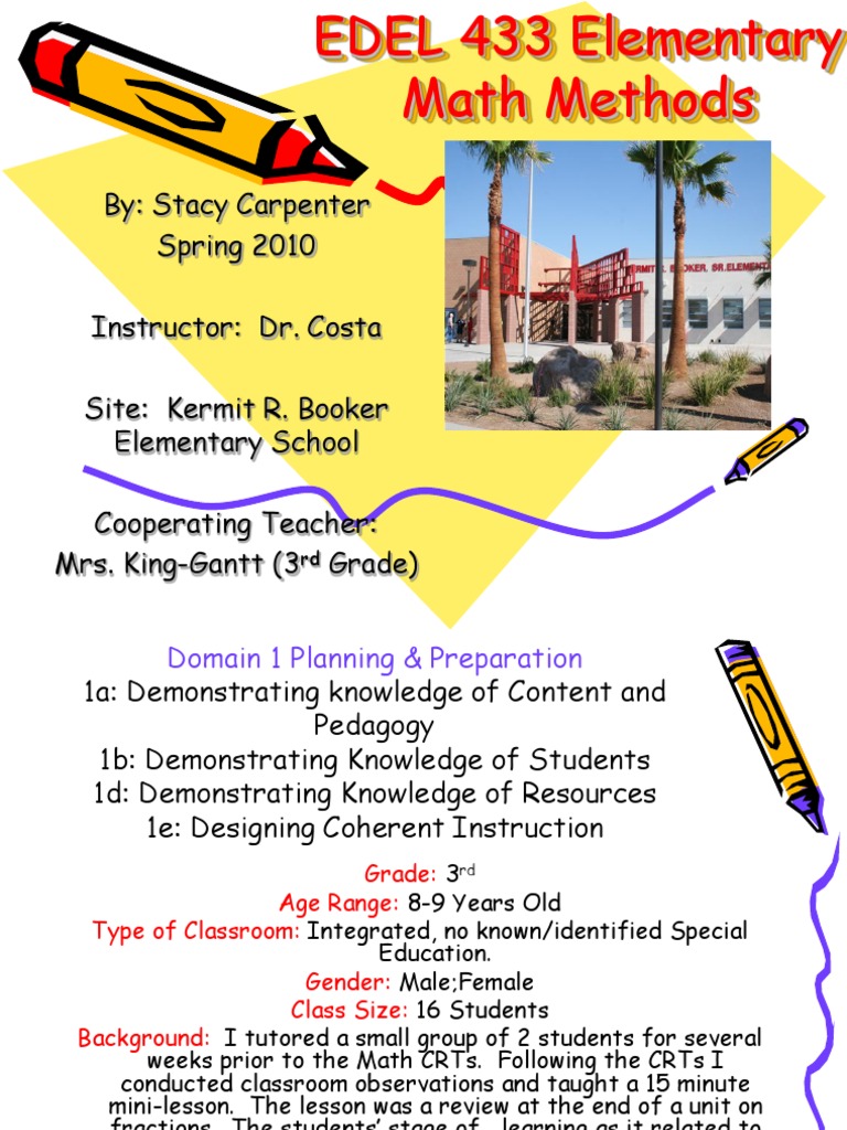 By: Stacy Carpenter Spring 2010 Instructor: Dr. Costa Site: Kermit R ...