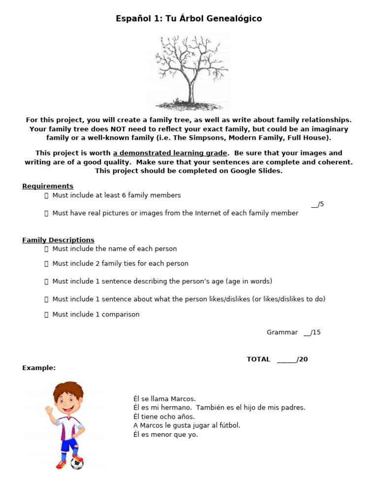 Family Tree Project | PDF