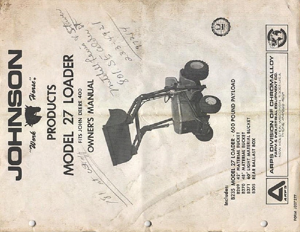 Johnson Loader Manual | PDF | Foreign Language Studies