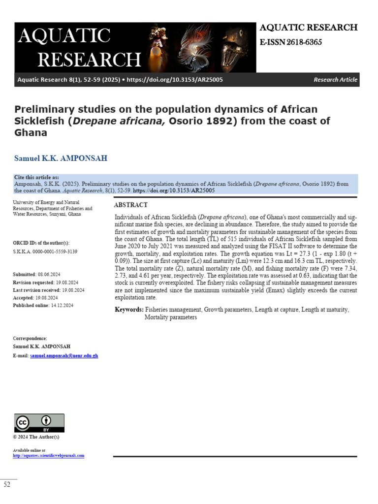 Ar 25005 | PDF | Overfishing | Fishery