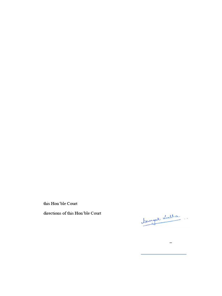 Adjournment Letter | PDF