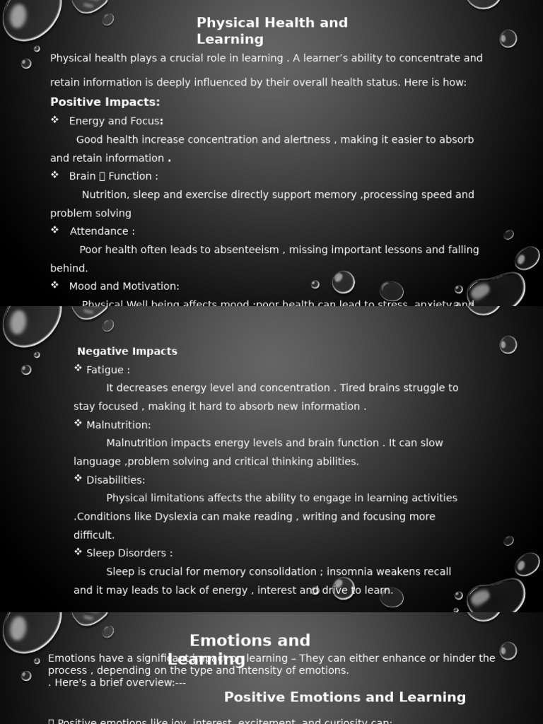 Stages of Learning and Physical Development | PDF | Behaviorism ...