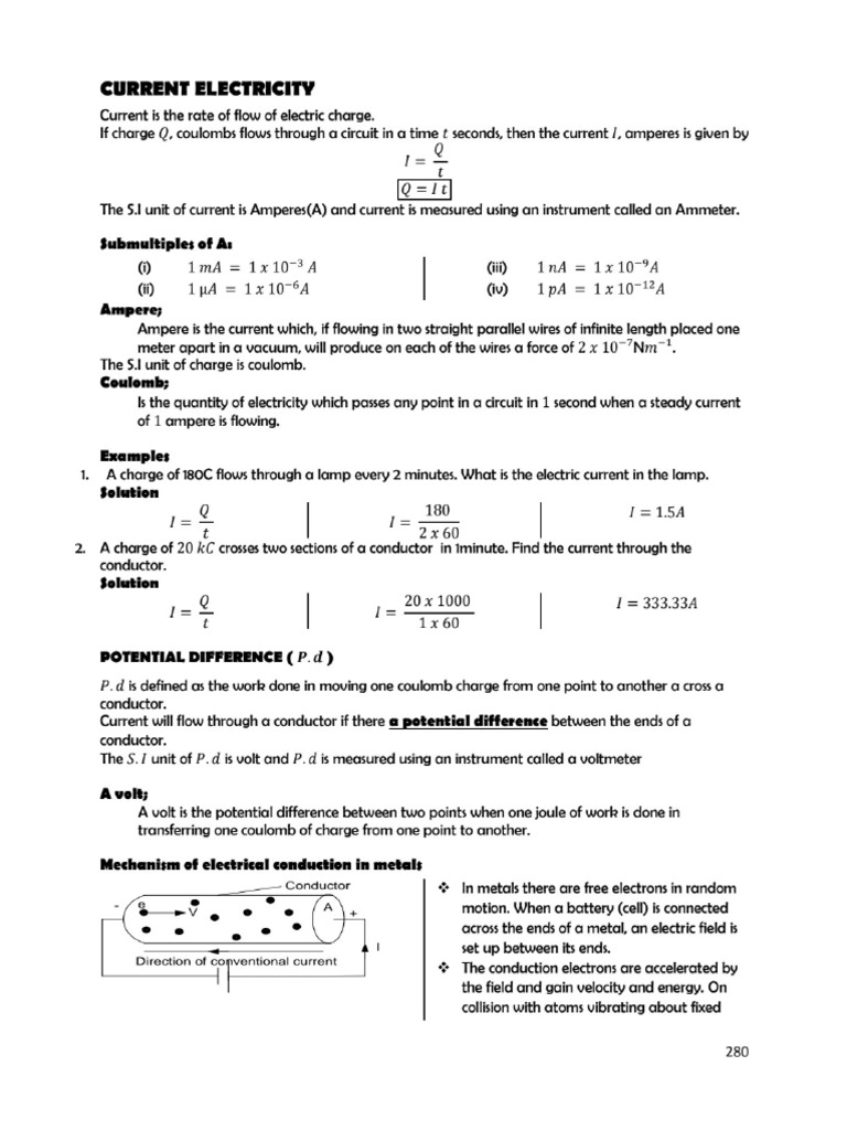 Electricity and Magnetism | PDF