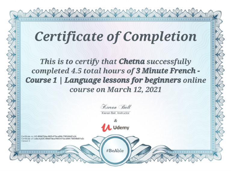 French Language Certification | PDF