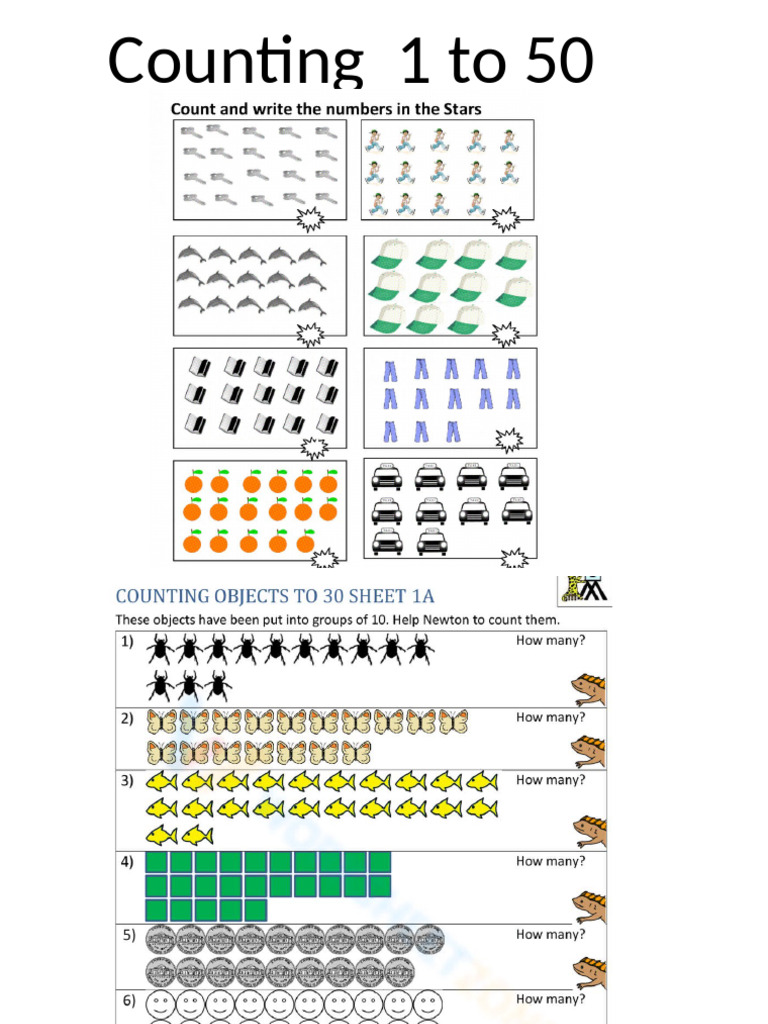 Hall-K2-Counting 1 To 50 | PDF