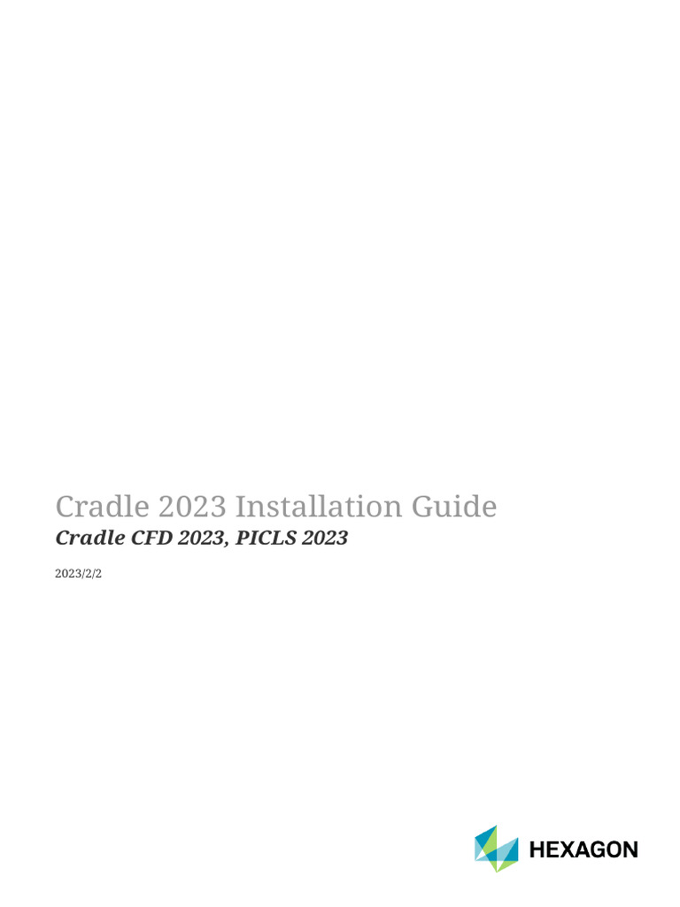 Cradle CFD 2023 Installation Guide | PDF | Command Line Interface ...