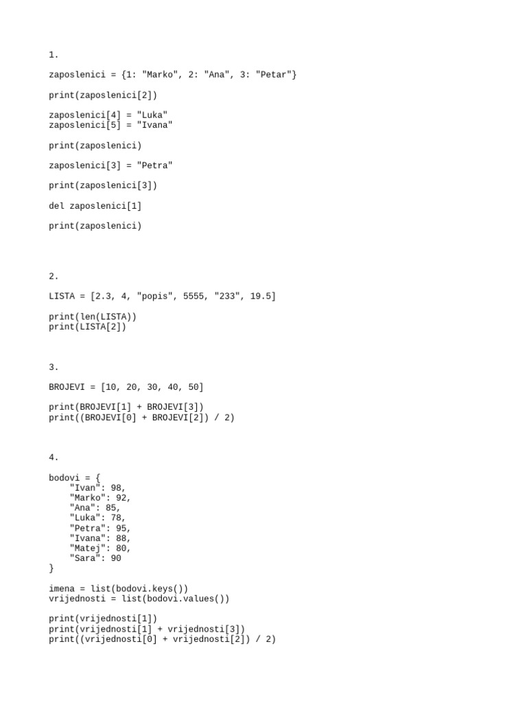 3 Cas - Vjezbe Rjesenja | PDF