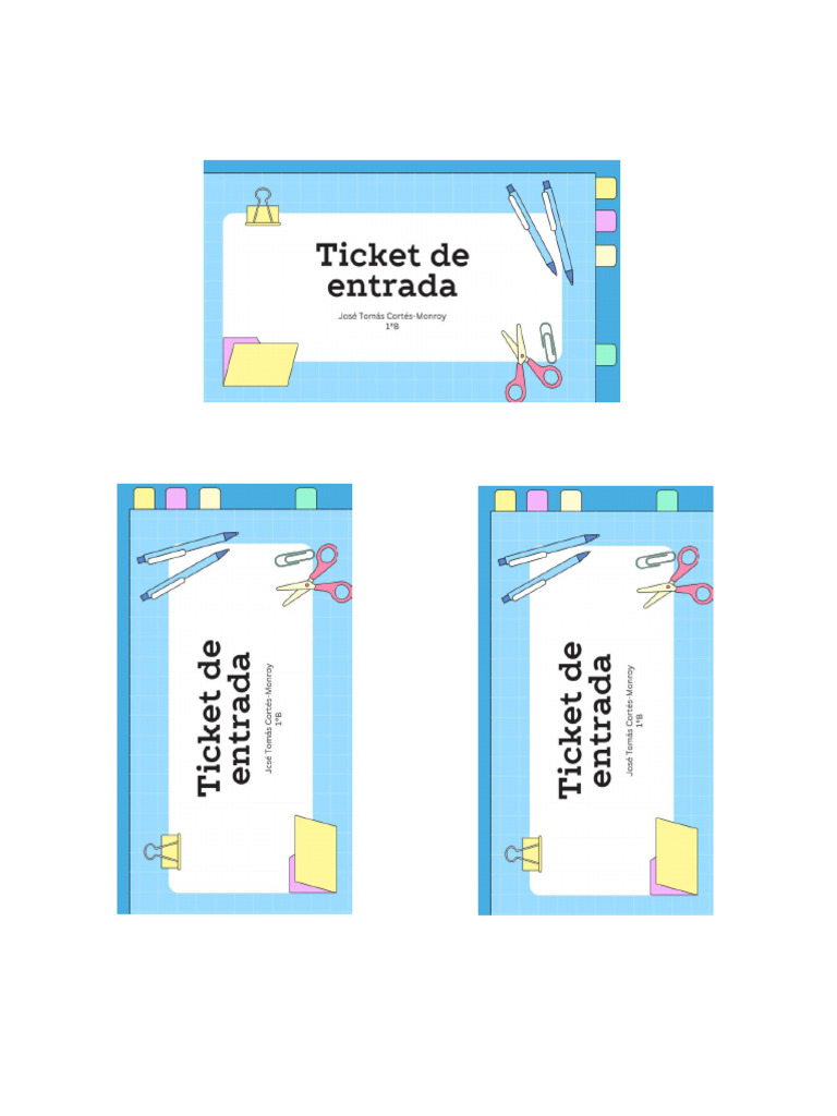 Pase de Entrada | PDF