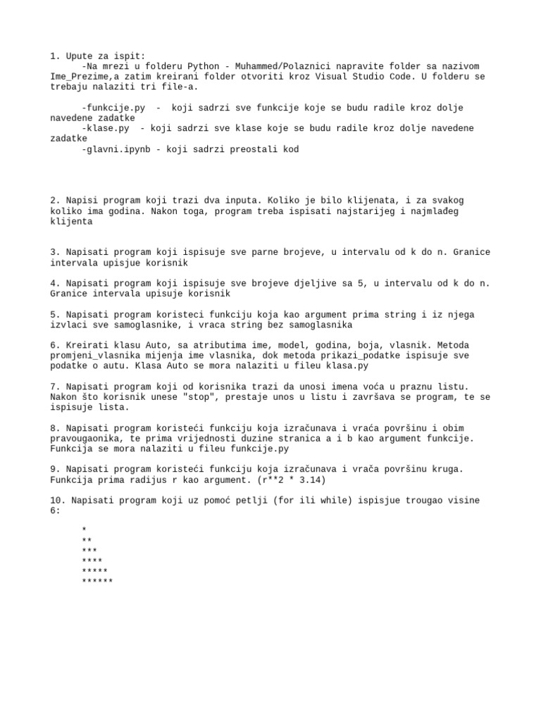 10 Cas - Vjezbe | PDF