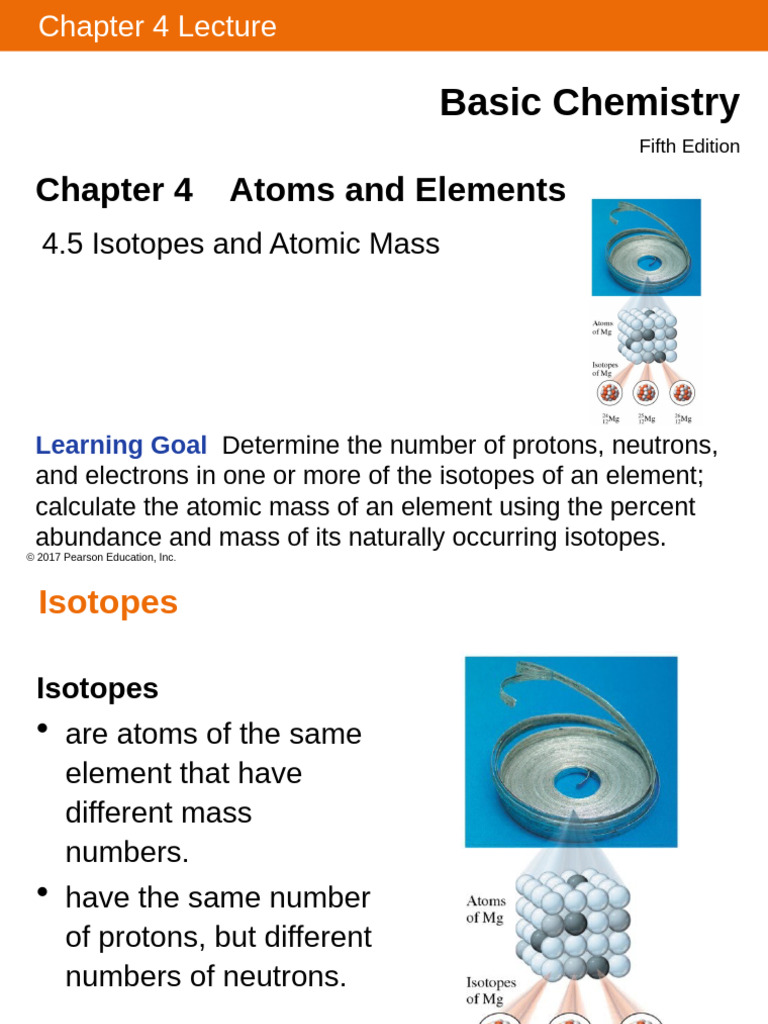 Isotopes and Atomic Mass | PDF | Isotope | Proton