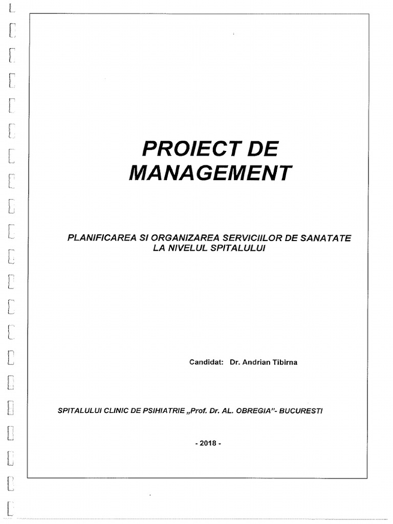 Proiect Management | PDF