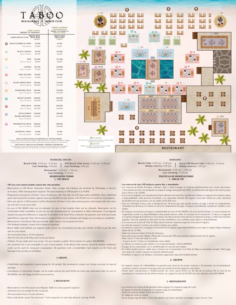Layout Taboo Tulum | PDF | Tecnología bancaria | Servicios financieros ...