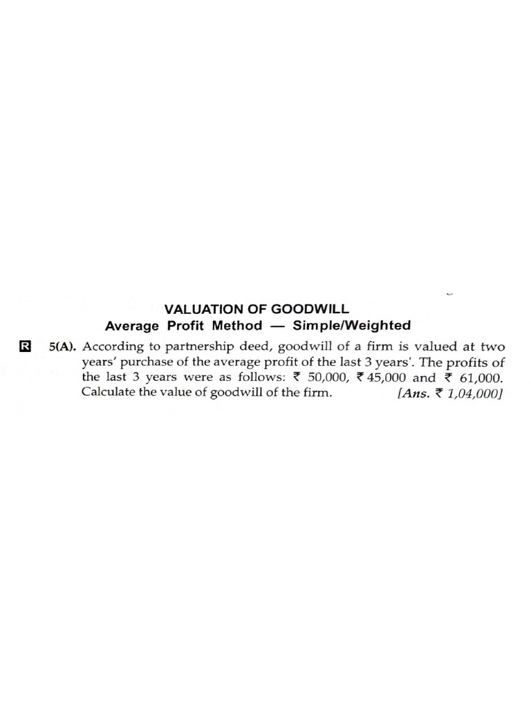 Calculation of Goodwill (2) - 1 | PDF