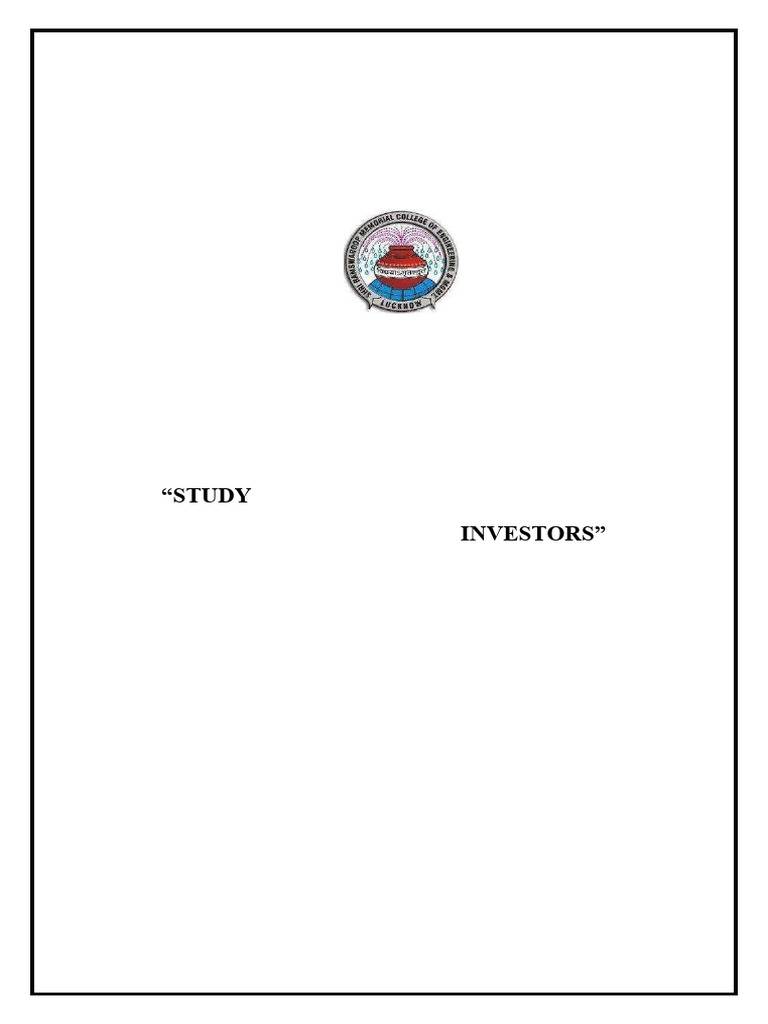 Retail Investor Investment Patterns Study | PDF | Investing ...