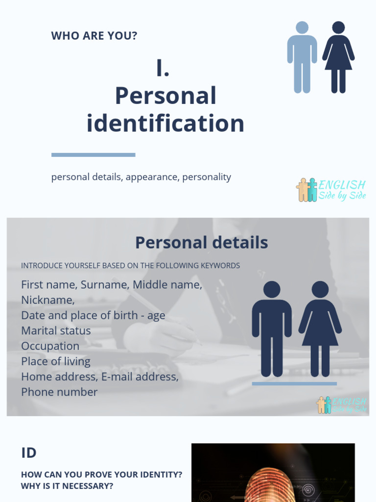 I. Personal Identification | PDF