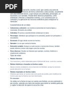 Relato Simple | PDF | Narración