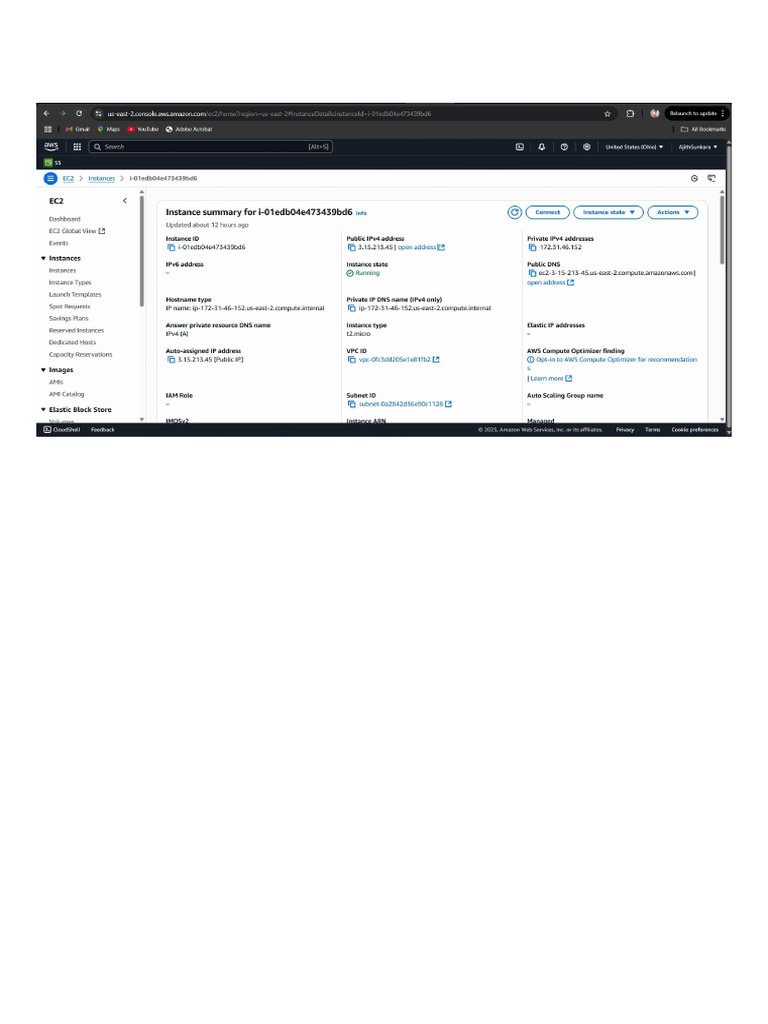 Docker EC2 Exercise Report Corrected | PDF
