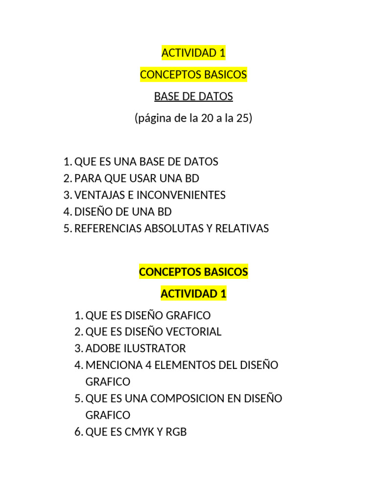 Conceptos Basicos | PDF