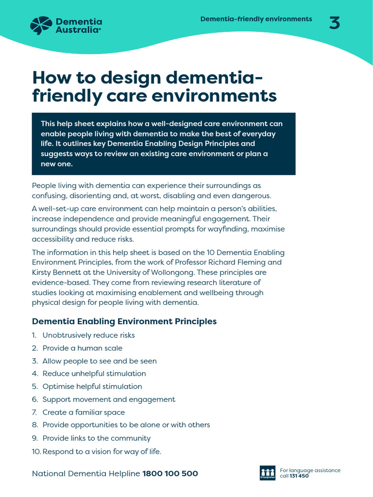 Designing Dementia-Friendly Environments | PDF | Bathroom | Dementia