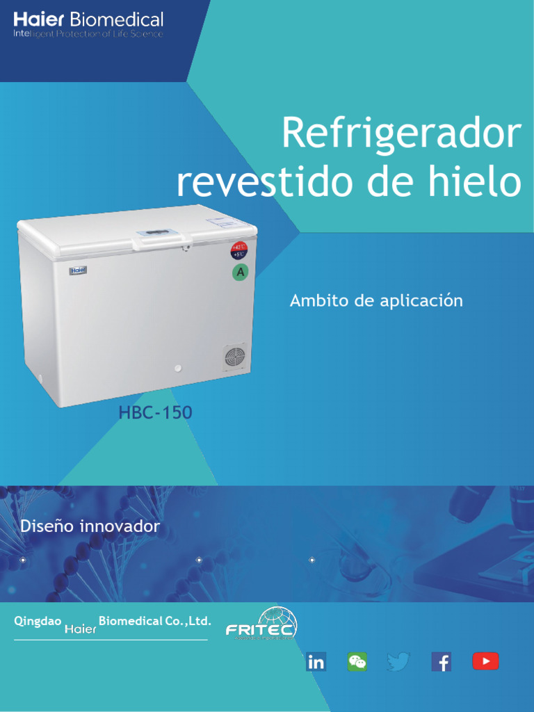Refrigerador HBC-150 para Vacunas | PDF | Refrigerador