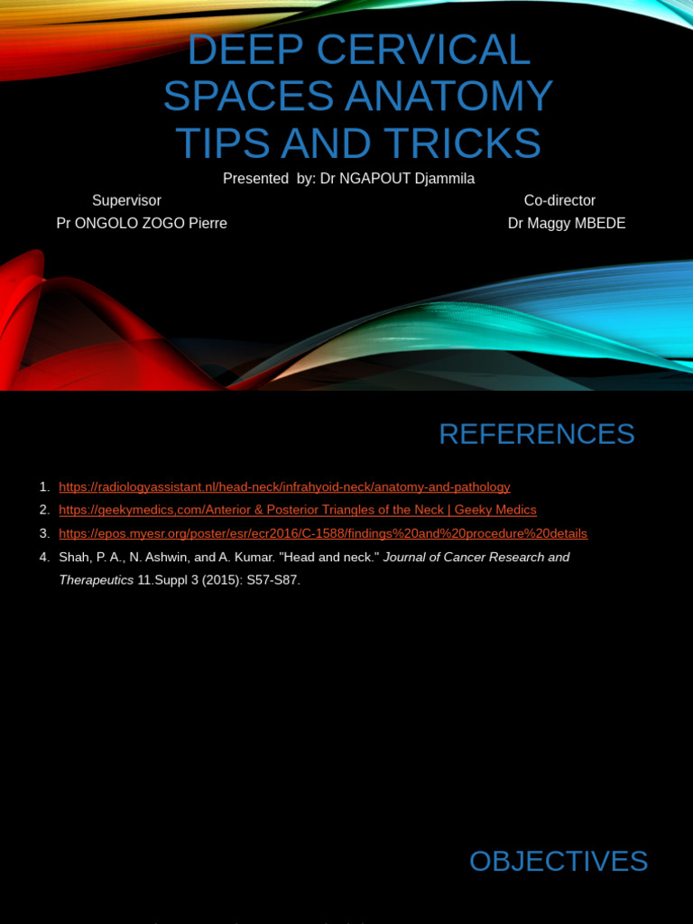Deep Cervical Spaces Anatomy Guide | PDF | Neck | Common Carotid Artery