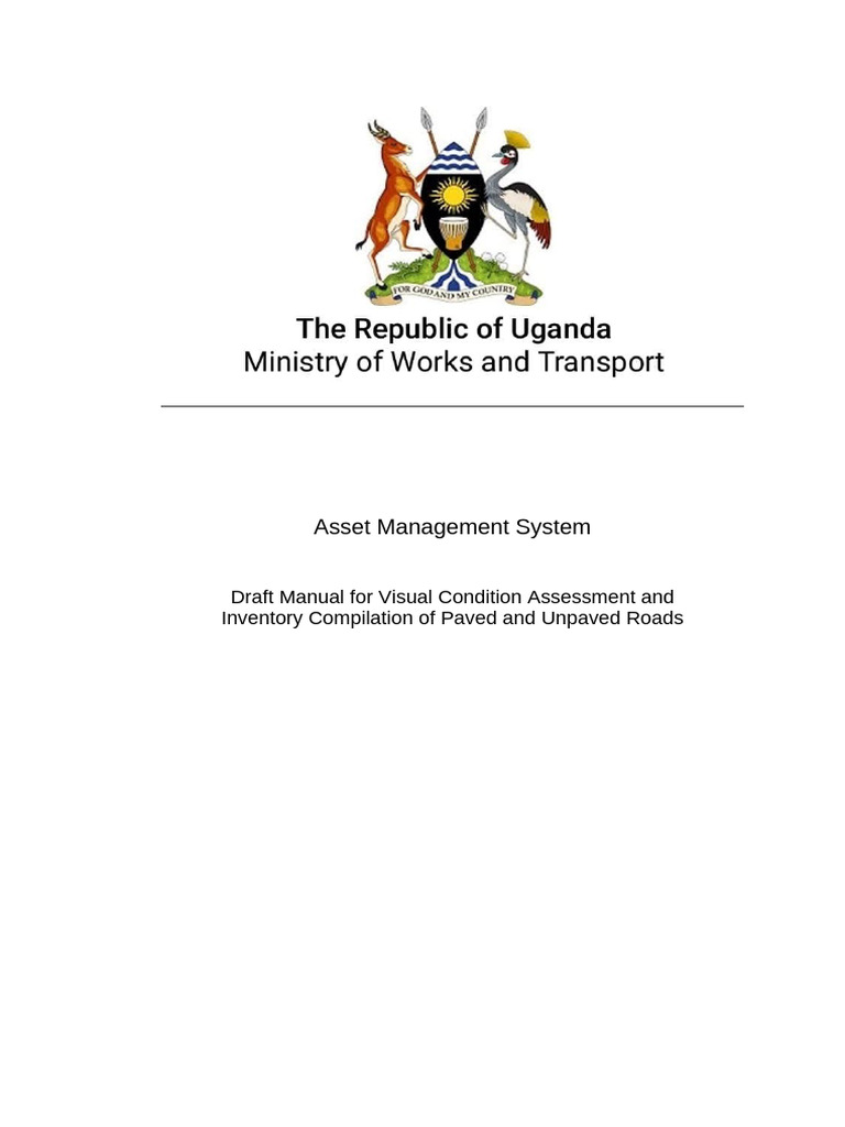 Visual Condition Assessment Manual | PDF | Road | Road Surface