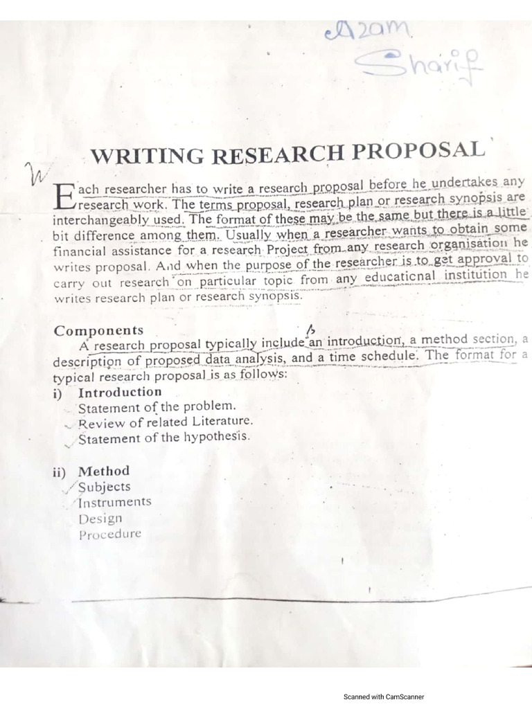 Research Proposal | PDF