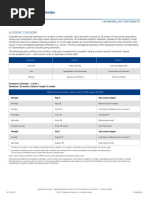 Chamberlain University Academic Calendar 2024-2025 | PDF | Academic ...