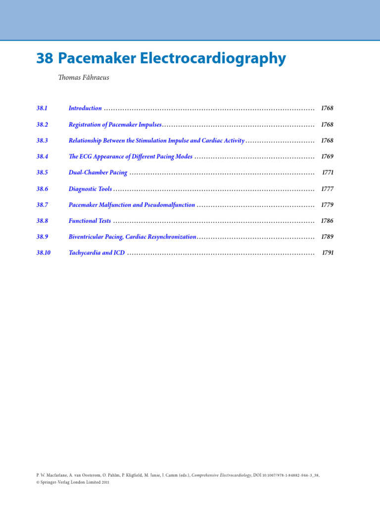 Pacemaker ECG Interpretation Guide | PDF | Electrocardiography | Heart