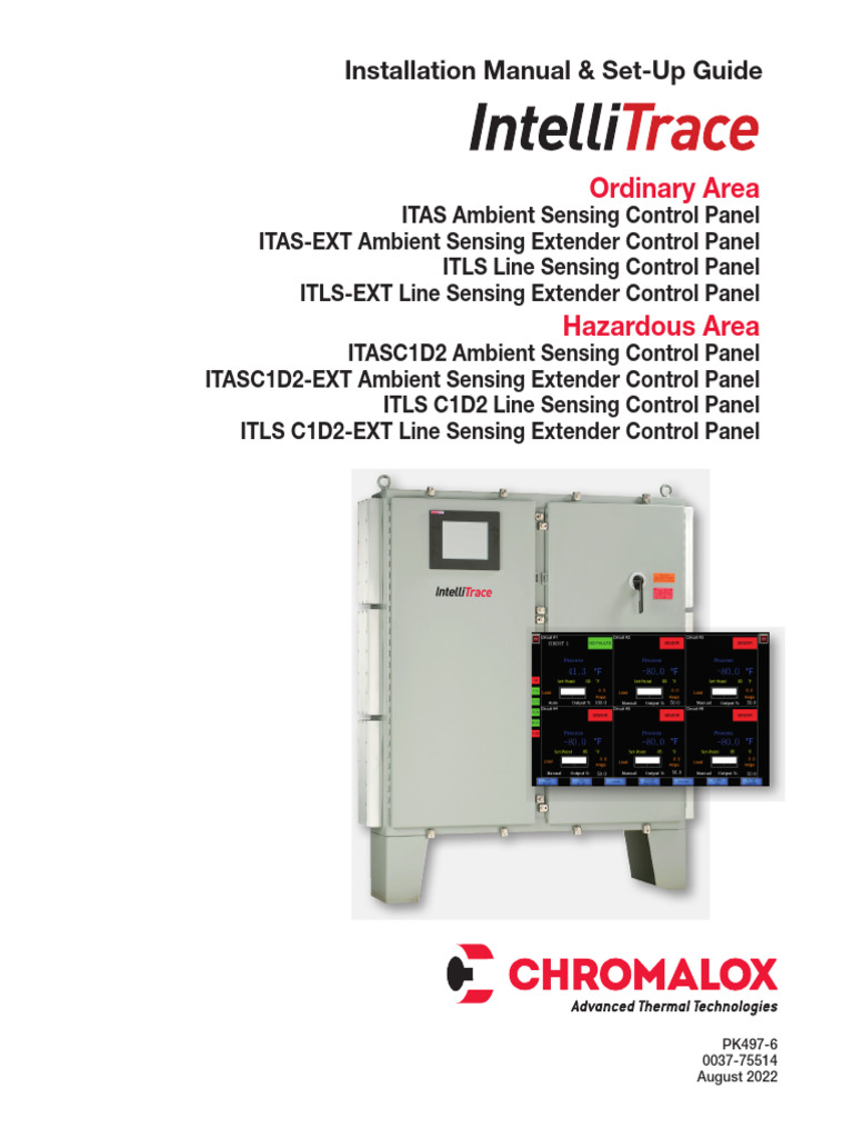 IntelliTrace Control Panel Installation Guide | PDF | Electrical Wiring ...