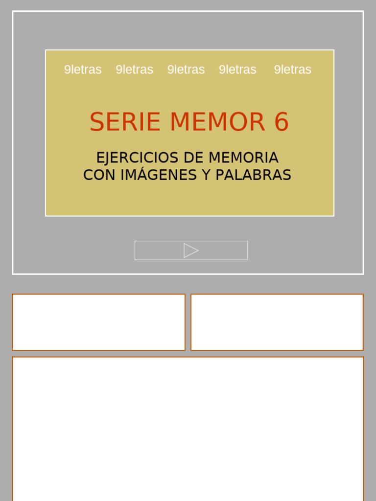 Serie Memor 6 | PDF