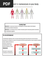 Touchstone 2 Lab Report - Homeostatic Control | PDF | Homeostasis | Biology