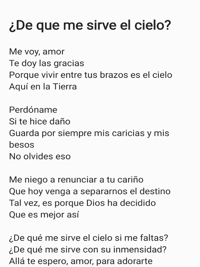 Cancion | PDF